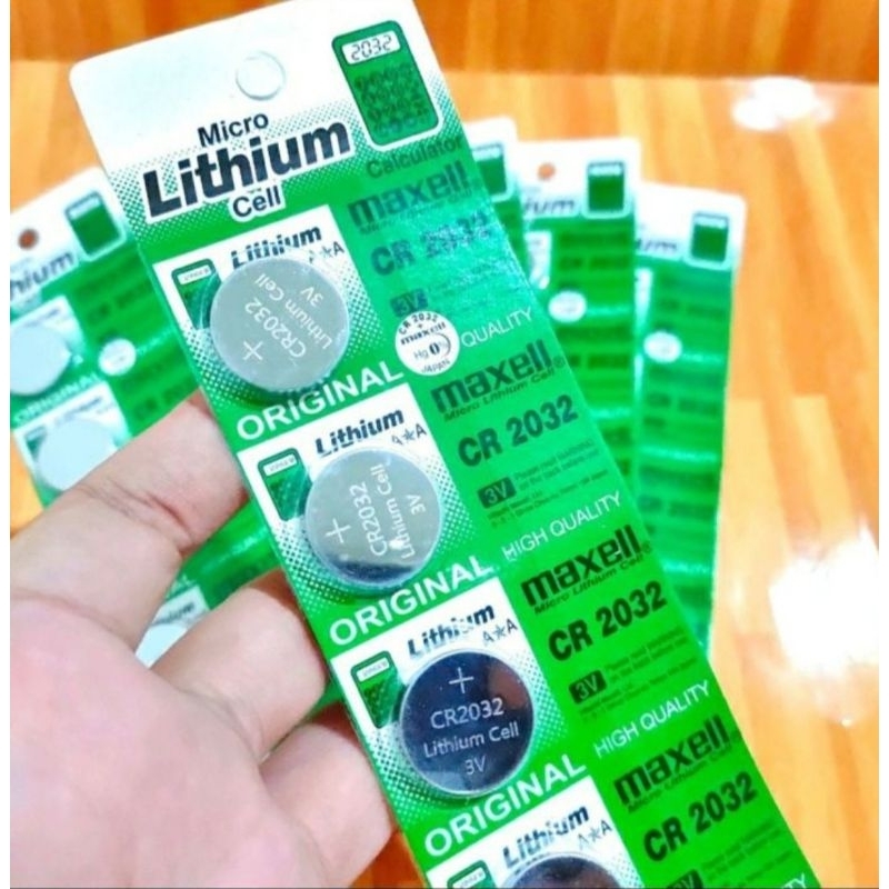 Jual Baterai Micro Lithium Cell 3V CR 2032 | Shopee Indonesia