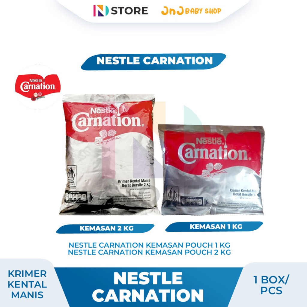 Jual Susu Carnation Krimer Kental Manis Kemasan Pouch 1KG DAN 2KG ...