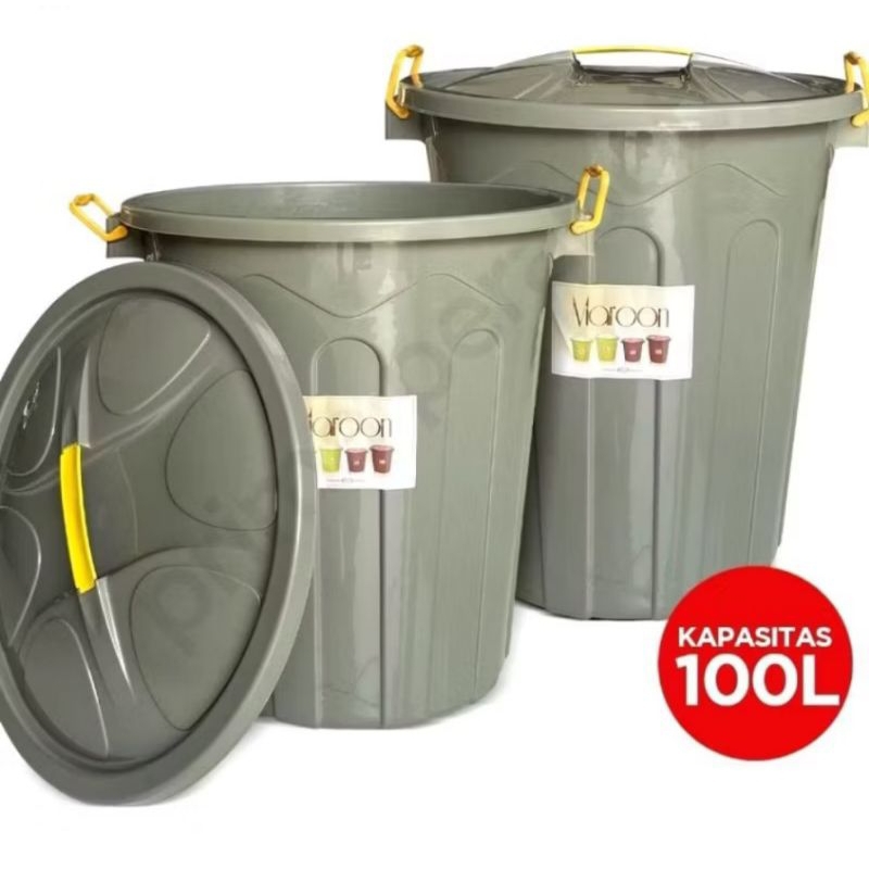 Jual Ember plastik 100 liter Maroon Great / Ember plastik jumbo 100 L ...