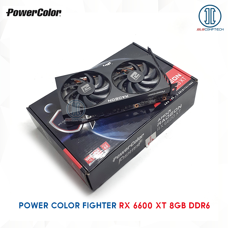 Jual VGA POWERCOLOR FIGHTER RX6600 XT 8GB DDR6 PCIE 4.0 BUKAN RTX 2060 ...