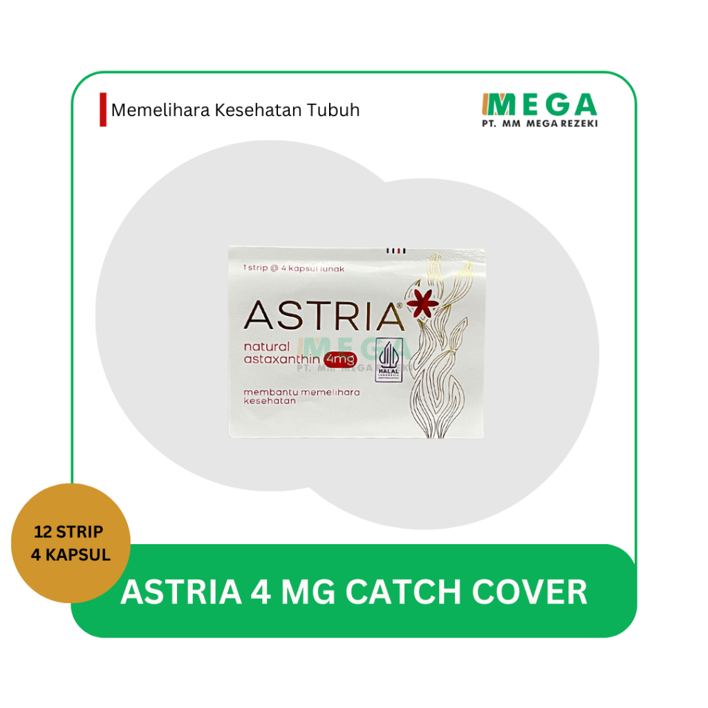 Jual Astria Natural Astaxanthin 4 mg | Shopee Indonesia