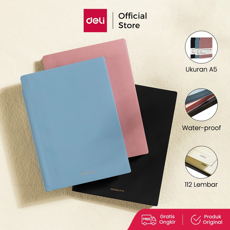 Jual Deli Leather Cover Notebook / Buku Catatan / Agenda Sampul Kulit ...