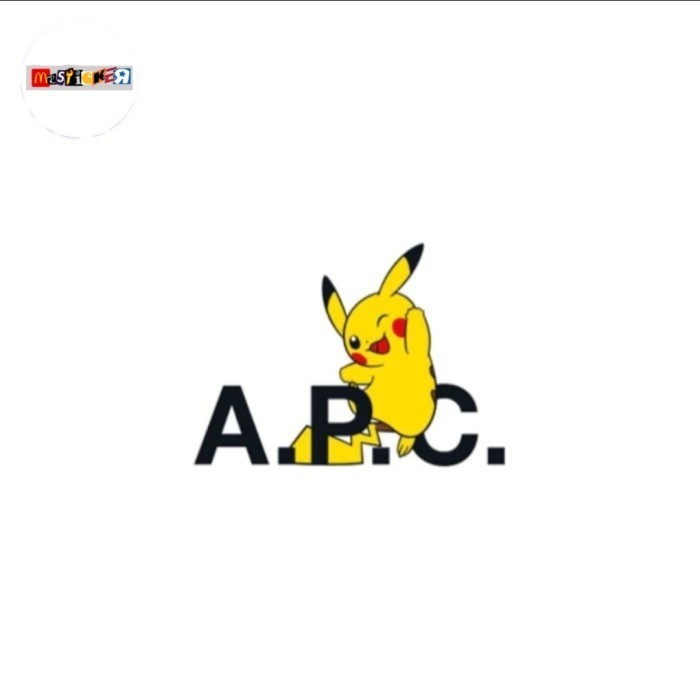 Jual sticker APC x Pokemon Pikachu graphic logo diecut stiker | Shopee ...