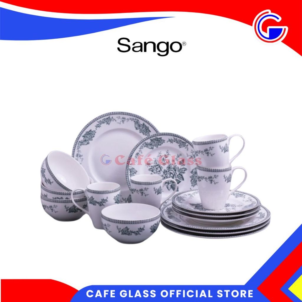 Jual DINNER SET SANGO | PIRING SET KERAMIK | MAGKOK SET KERAMIK | SET ...