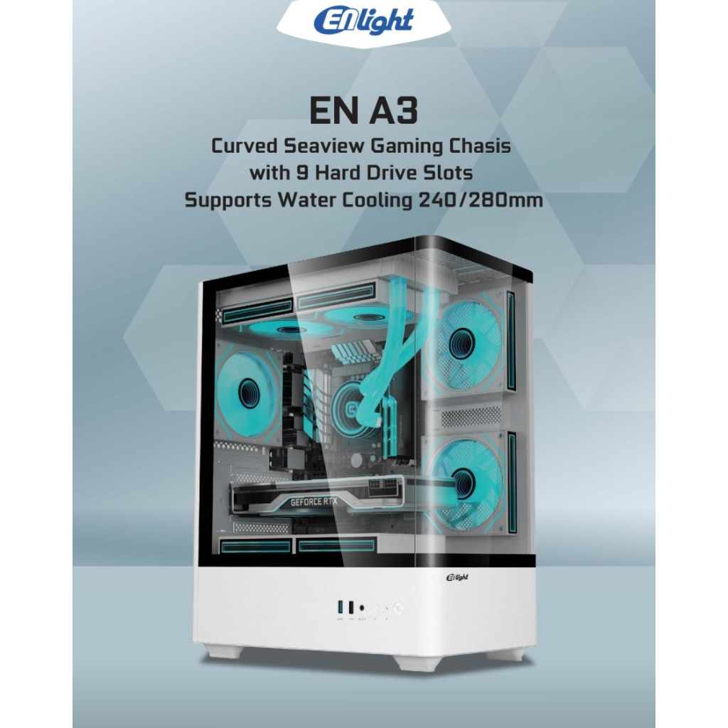 Jual CASING ENLIGHT EN A3 - microATX GAMING CASE Enlight A3 | Shopee Indonesia