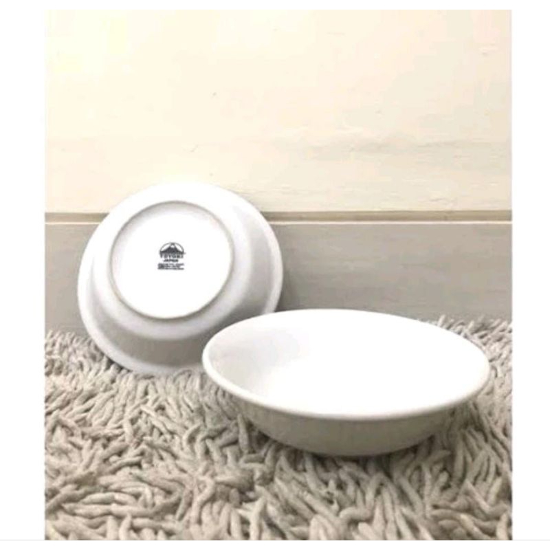 Jual Piring Puding Keramik Porselen Putih Polos Diameter 14CM Piring ...