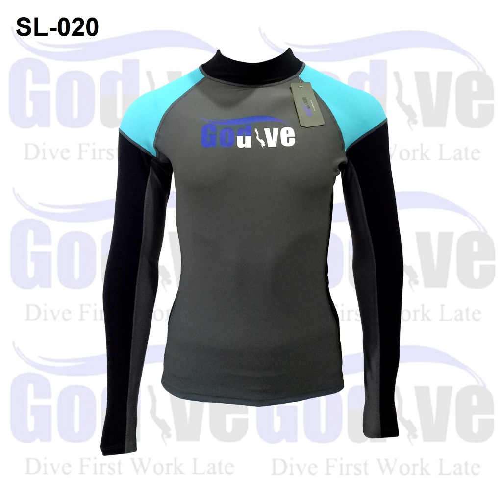 Jual Alat Selam Godive Diving Snorkeling Long Sleeve Rashguard SL-020 ...