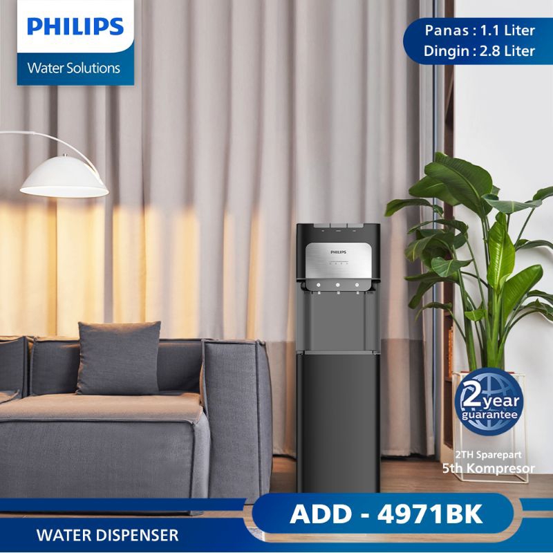 Jual Dispenser Galon Bawah PHILIPS ADD-4971 BK Hot, Cold & Normal ...