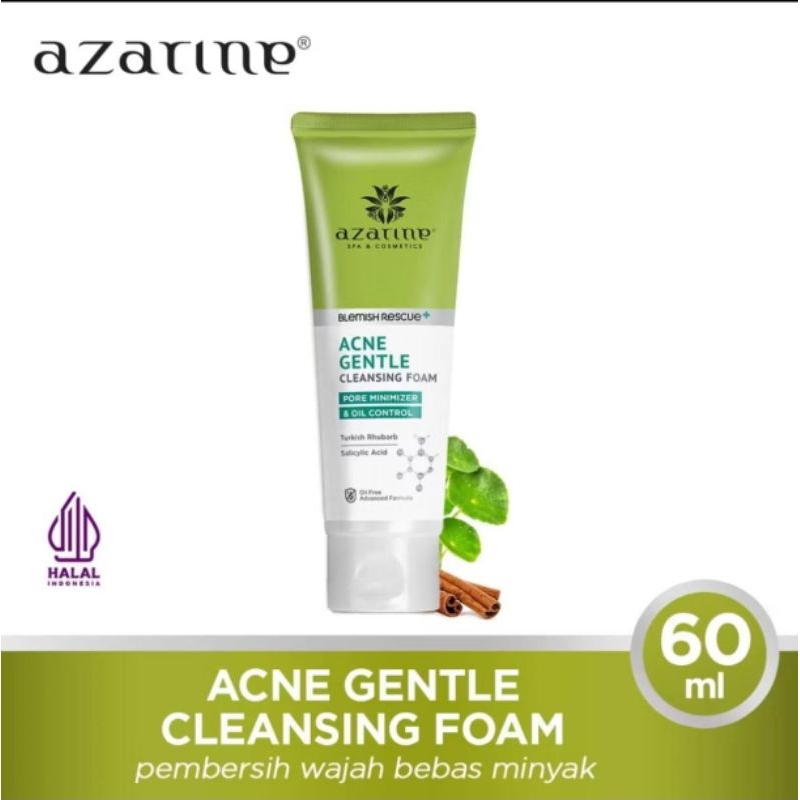 Jual facial wash azarine gentle acne 60ml | Shopee Indonesia