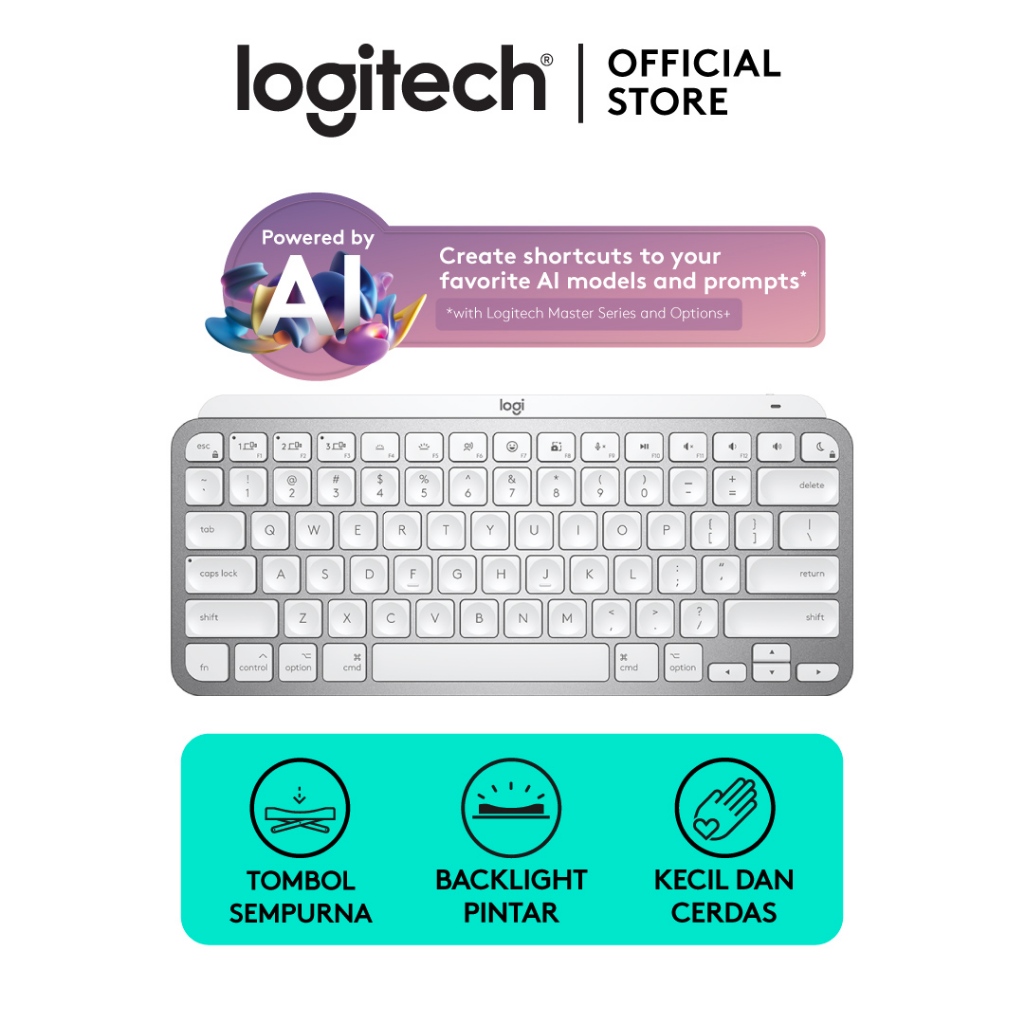 Jual Logitech MX Keys Mini (For Mac) Keyboard Wireless Bluetooth ...