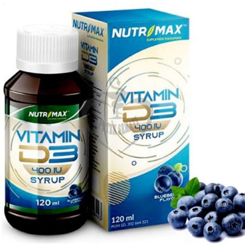 Jual Nutrimax Vitamin D3 400Iu Syrup 120 ml Sirup Suplemen Menjaga ...