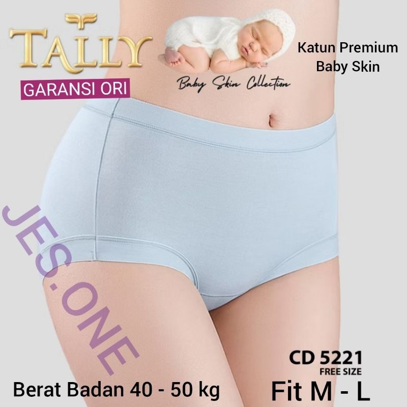 Jual TALLY 5221 CD Celana Dalam Wanita Bahan Katun Premium Baby Skin fit M - L | Shopee Indonesia