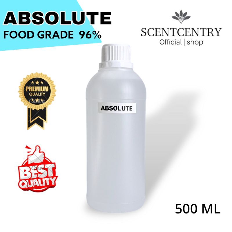 Jual Absolute Food Grade 96% 500ML| Pelarut Parfum Premium|Absolut ...