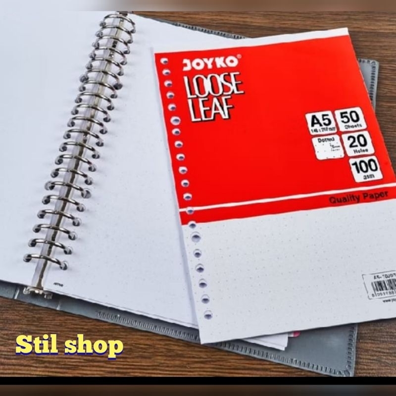Jual LOOSE LEAF JOYKO UKURAN A5 isi 50 dan 100 Lembar | Shopee Indonesia