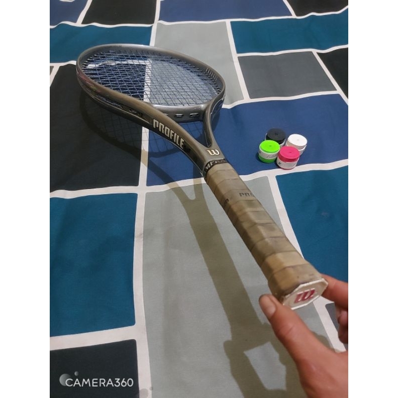Jual RAKET TENIS ORIGINAL WILSON PROFILE TOUR 110 BEKAS SIAP SMASH ...