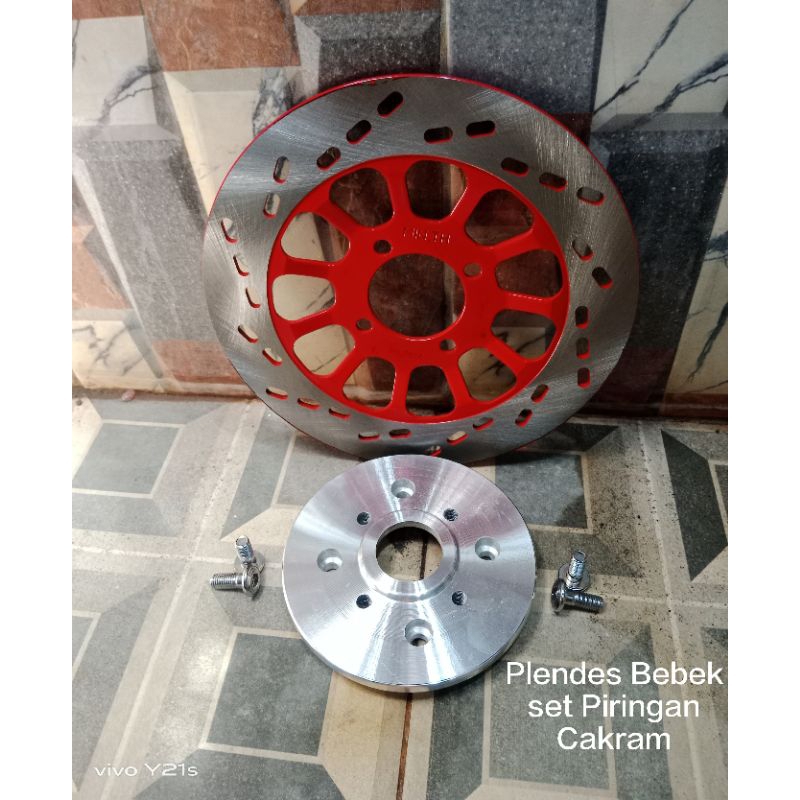 Jual Plendes Adaptor Cakram Belakang Bebek Tromol Kecil set Disc Cakram ...