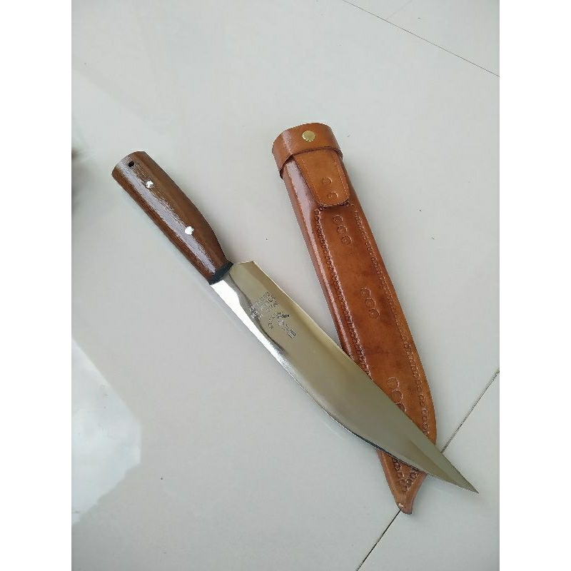 Jual pisau iris daging belah durian fulltang 18 cm | Shopee Indonesia