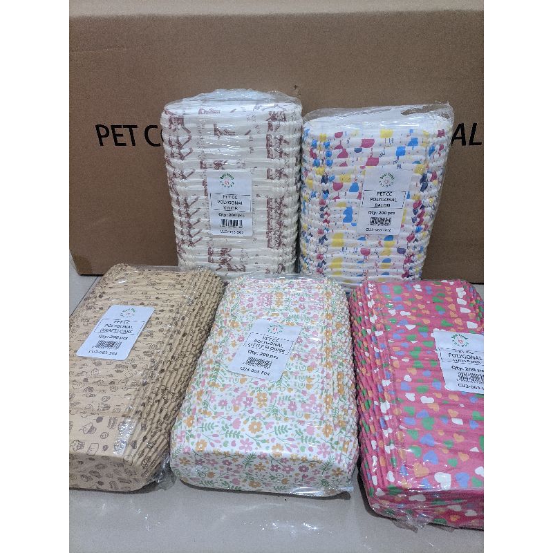 Jual Cup Roti OVAL / POLYGONAL isi 200 pcs | Shopee Indonesia