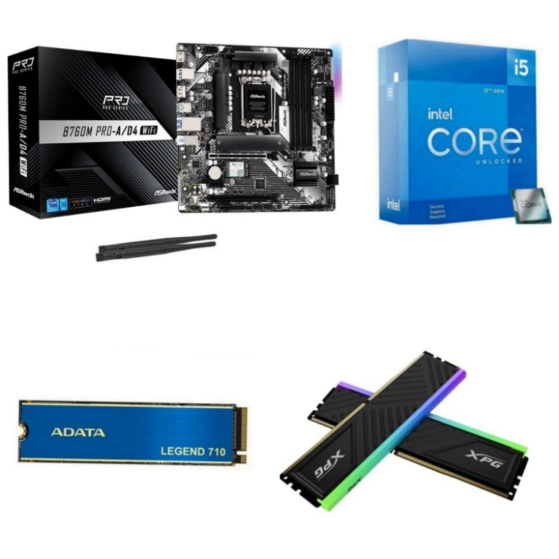 Jual Paket Processor Gaming Intel Core i5 12400F Gen 12 LGA 1700 RAM ...