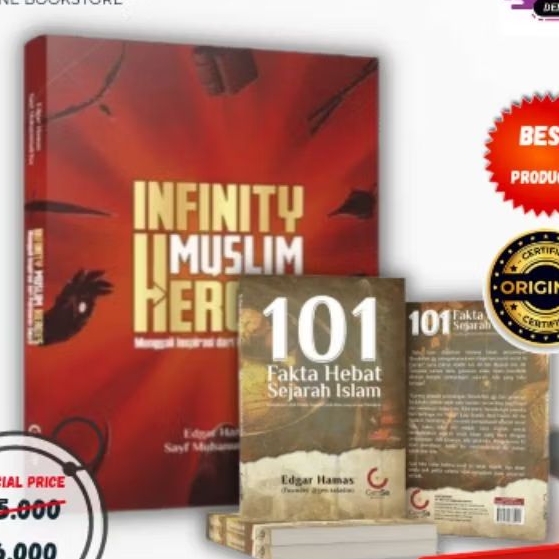 Jual infinity muslim heroes dan 101 fakta hebat sejarah | Shopee Indonesia
