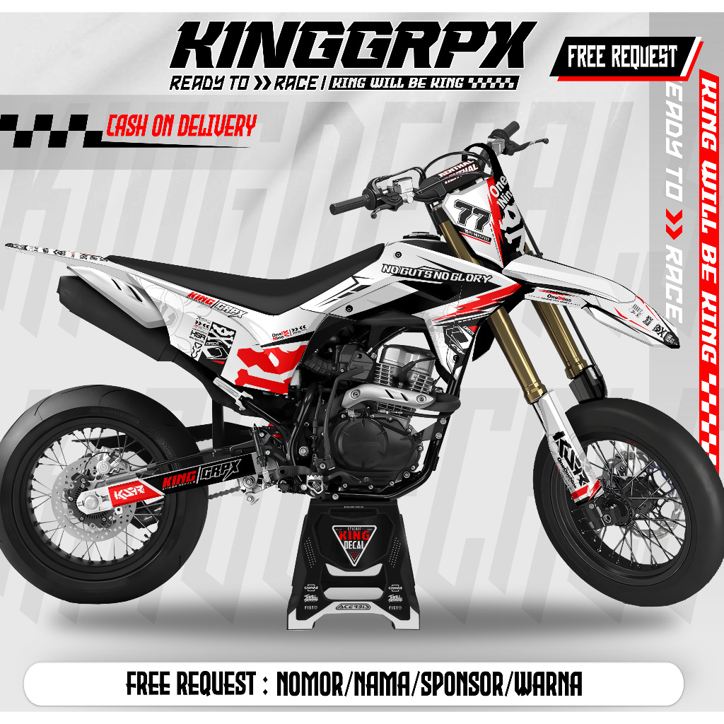 Jual DECAL STICKER CRF 150 L FULL BODY / DECAL CRF 150 / DECAL STIKER VARIASI CRF 150 ONE ONE ...