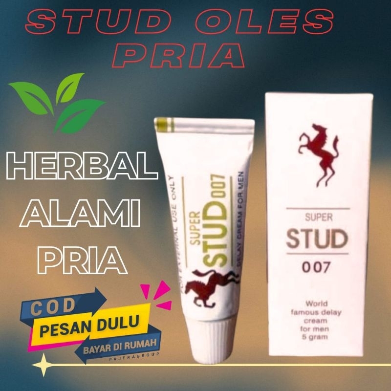 Jual Super Stud 007 Oles Cream Obat Kuat Pria Tahan Lama 100% Original Jamu Kuat Laki Laki ...
