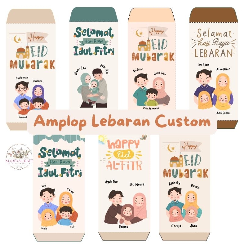 Jual nusaena craft - Amplop Custom Tema Profesi Vol.1 isi 8pcs | Shopee ...