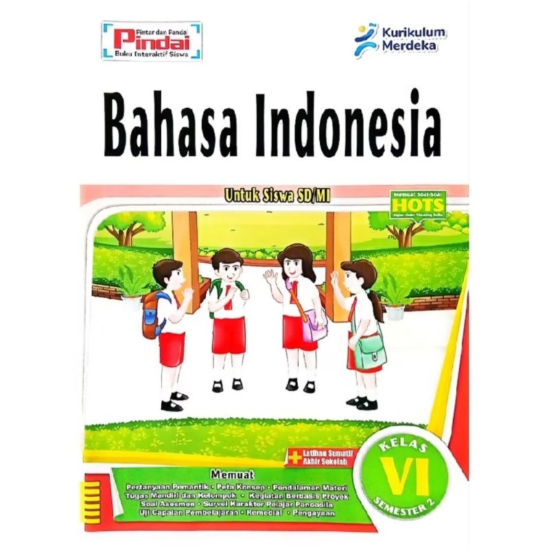 Jual Buku Lks Bahasa Indonesia Kelas 6 SD/MI Semester 2 Kurikulum Merdeka | Shopee Indonesia