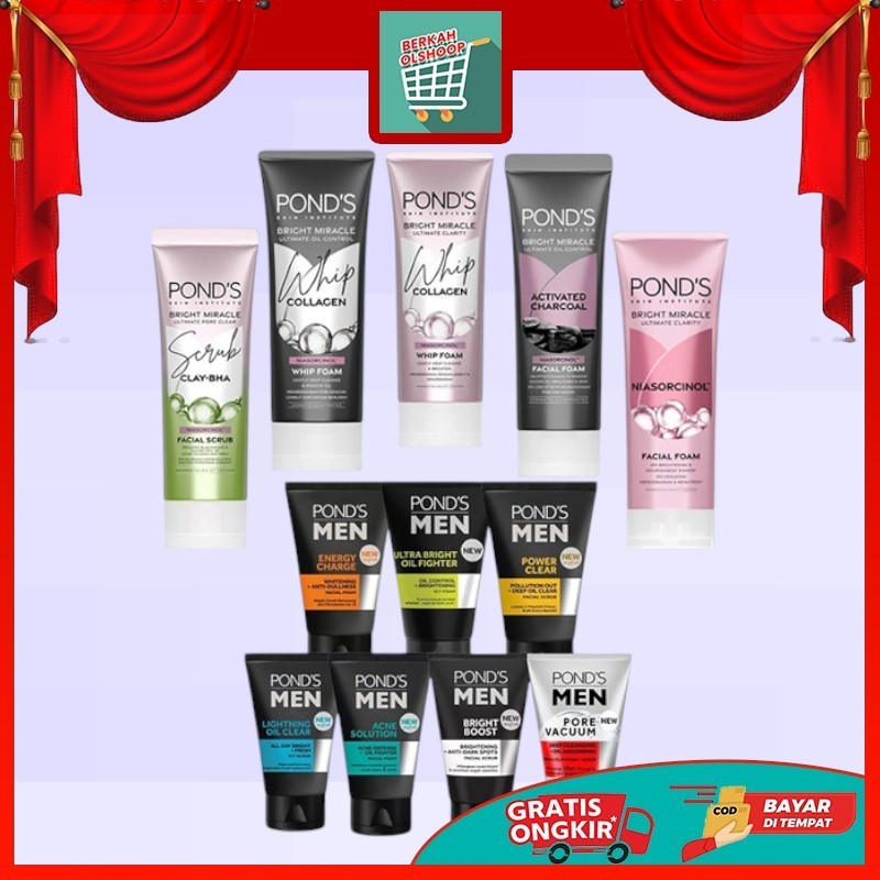 Jual POND PENCUCI MUKA FACIAL FOAM ALL VARIAN 100G ( DISKON LIVE EXTRA ...