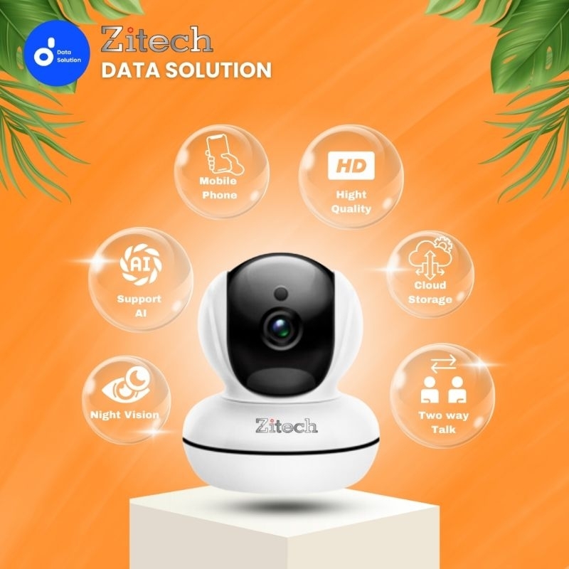 Jual ZITECH Wifi Camera ZT-R-3LR 2K Wifi Camera Pan & tlit 3MP Deteksi ...