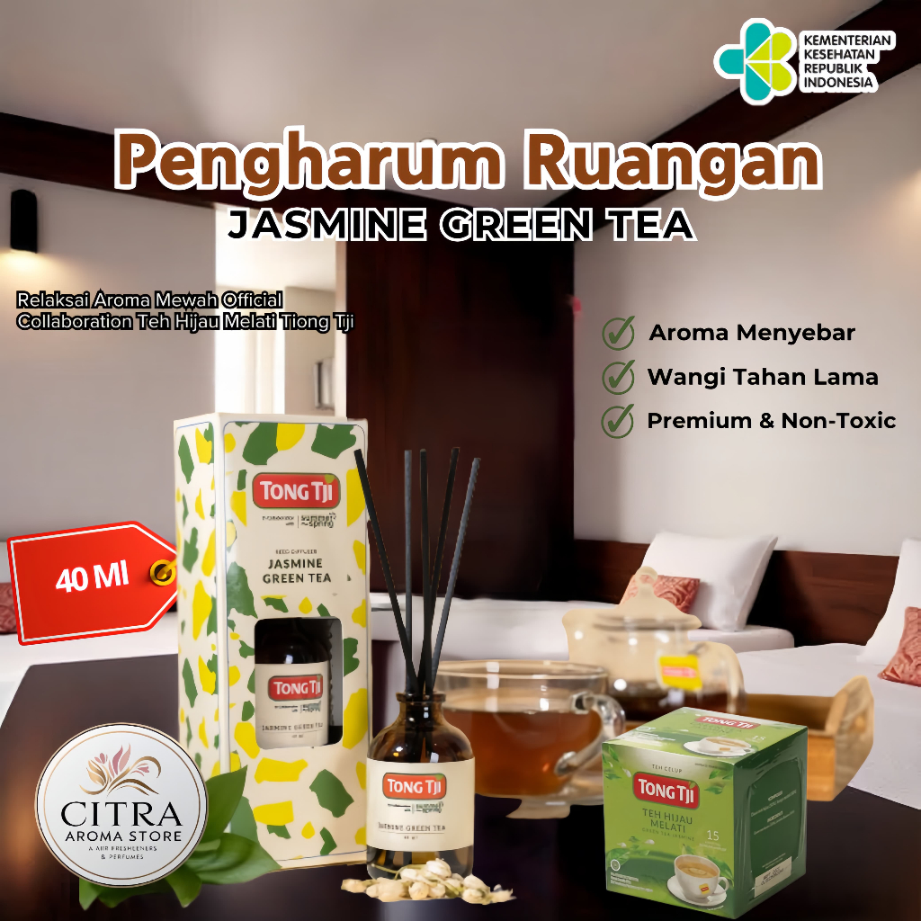 Jual Pengharum Ruangan - Reed Diffuser Jasmine Green Tea Summerspring x ...