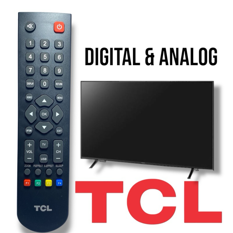 Jual tcl remot tv lcd led tcl digital dan analog tv | Shopee Indonesia