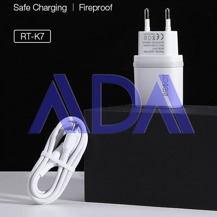 Jual ROBOT CHARGER RT-K7 WITH MICRO USB CABLE | Shopee Indonesia