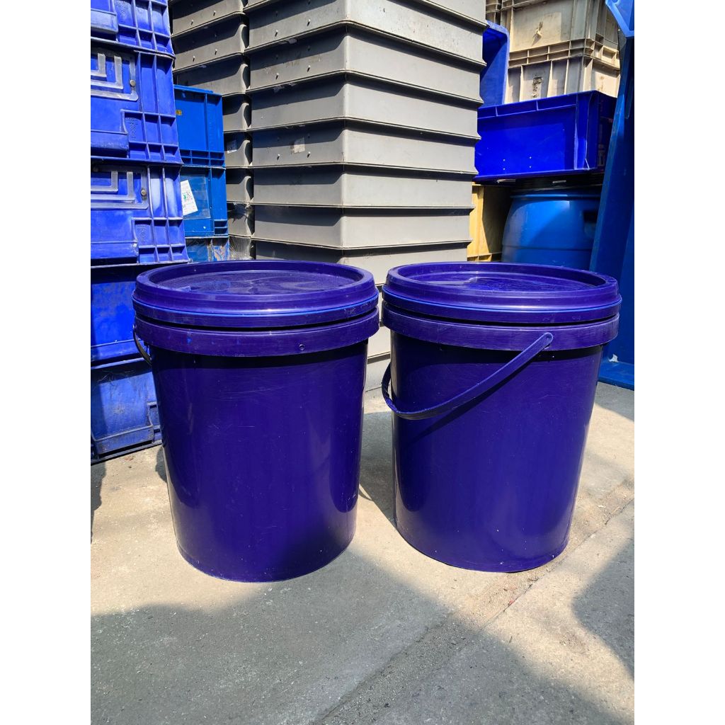 Jual ember bekas cat 25 kg ember cat bekas 25 kg pail plastik bekas cat ...