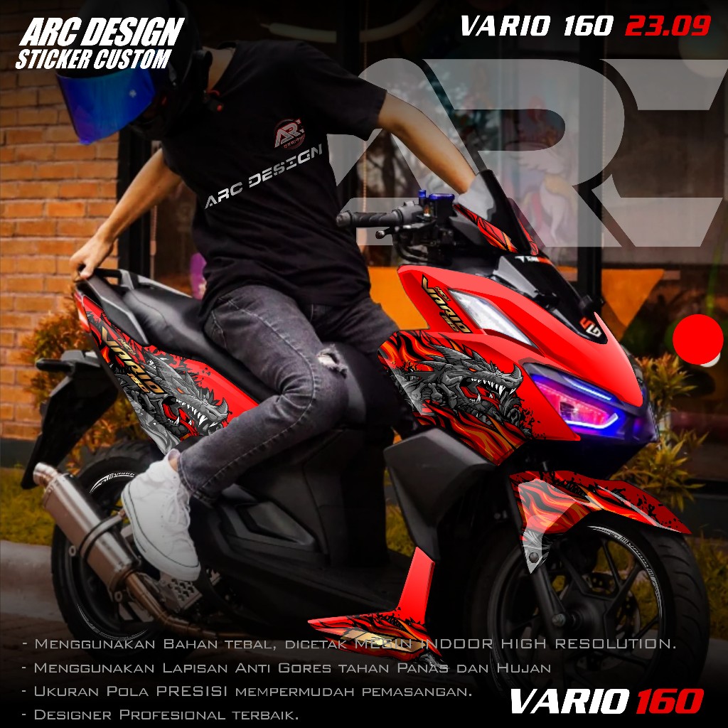 Jual (COD PROMO) TERBARU Decal Sticker All New Honda Vario 160 2022 ...