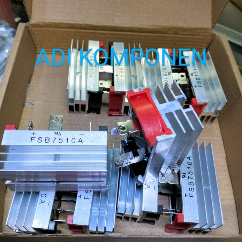 Jual DIODA DIODE BRIDGE KIPROK 7510 75A 1000V HEATSINK PENDINGIN ...
