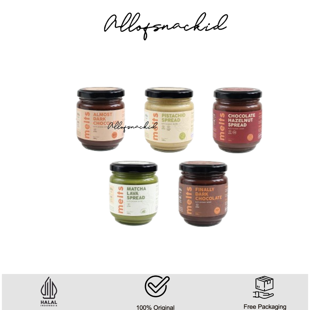 Jual MELTS - Selai Almost Dark Chocolate /Pistachio / Matcha Lava ...