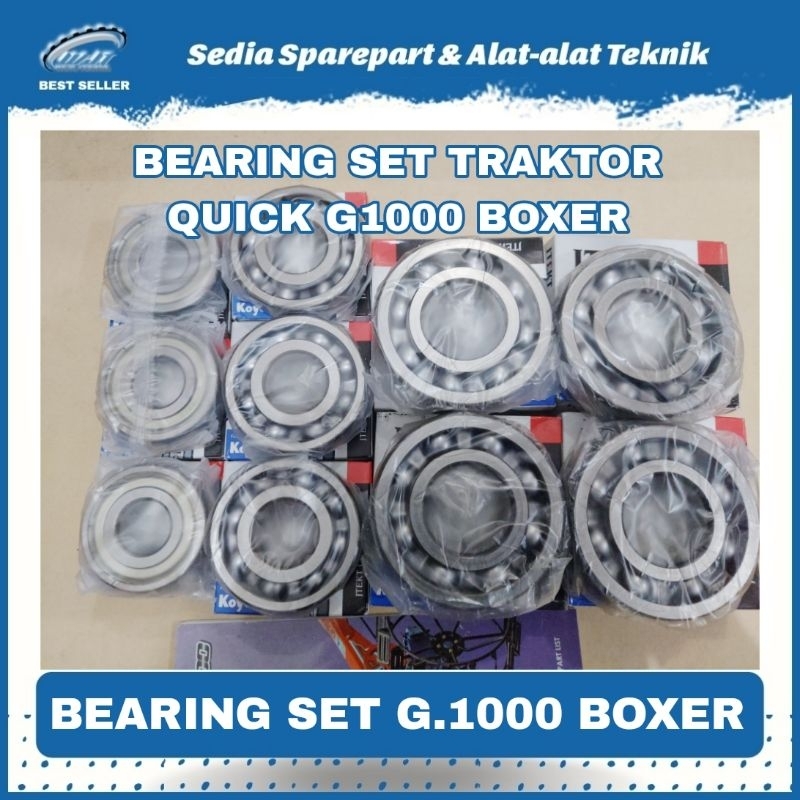 Jual LAHER FULL SET BEARING SET TRAKTOR QUICK G1000 BOXER | Shopee ...