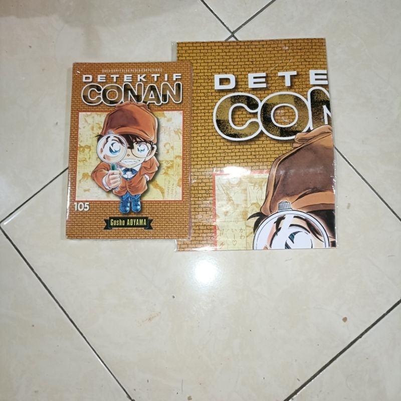 Jual komik detektif Conan vol 105 + poster original segel | Shopee ...