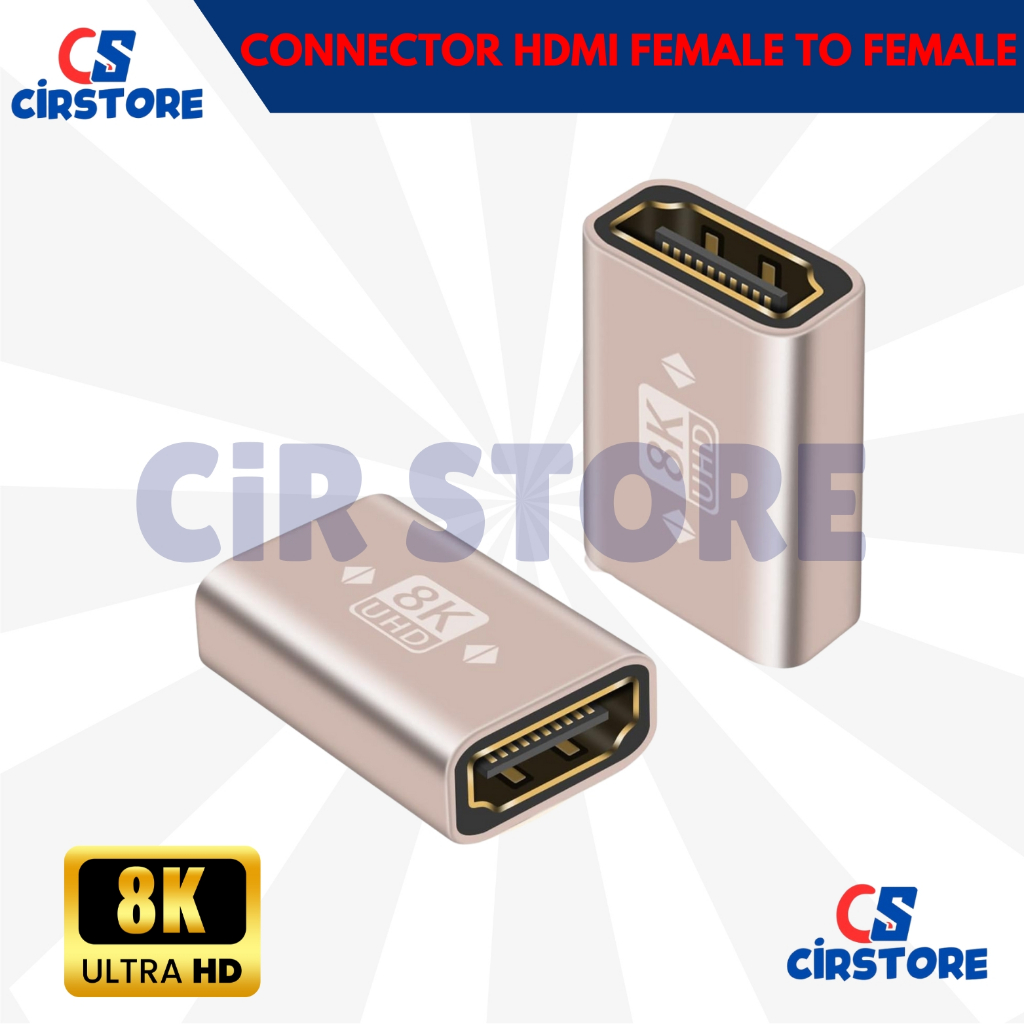 Jual Konektor HDMI Female To HDMI Female/ HDMI Konektor Support 8K/4K ...