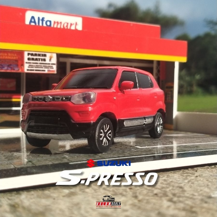 Jual Diecast Miniatur Suzuki Spresso skala 1:43 Bisa Custom Warna dan ...