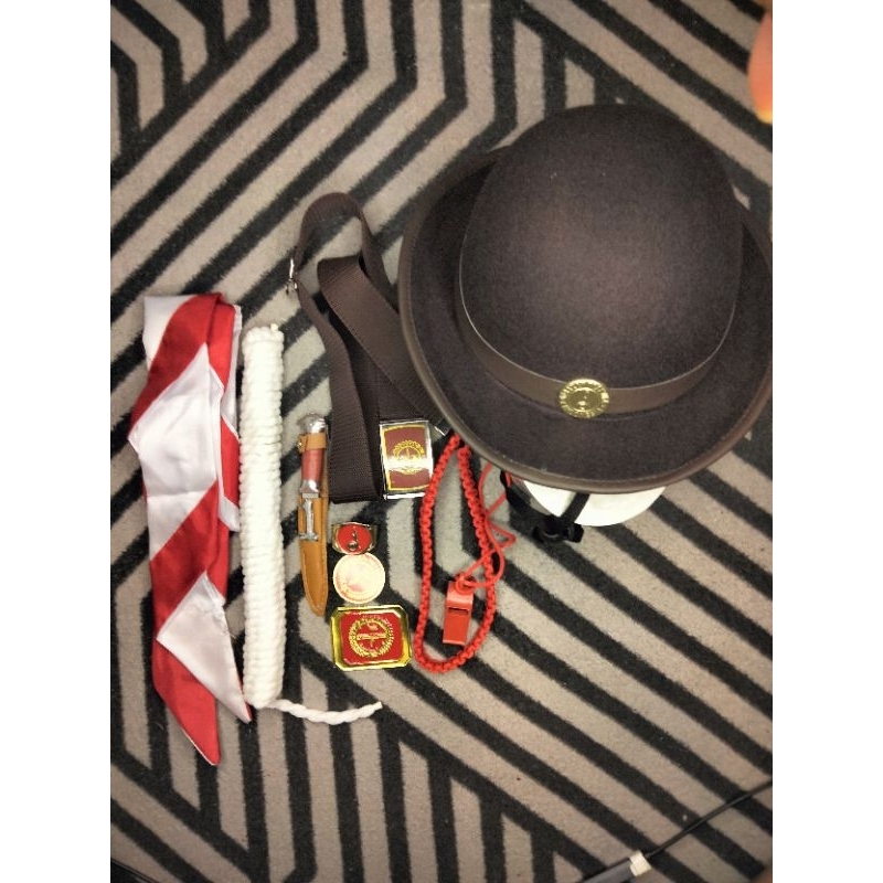 Jual satu set atribut Pramuka lengkap SD SMP SMA putra putri | Shopee ...