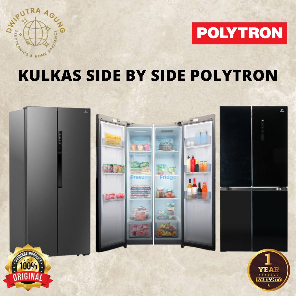 Jual Kulkas Polytron Side By Side PRS 451 Y / PRS455S / PRS 455 / PRS ...