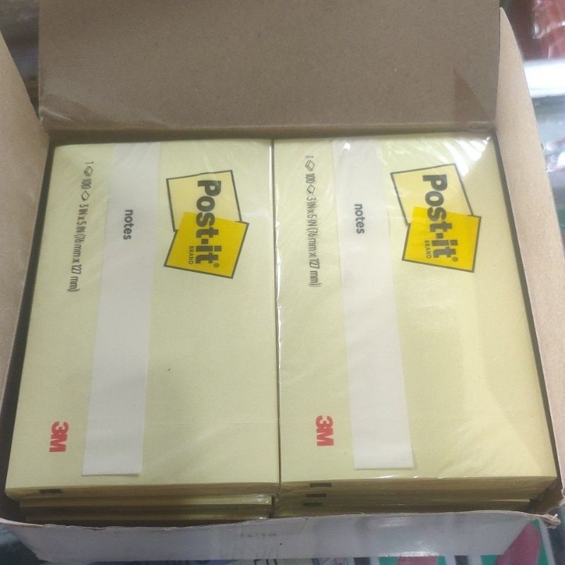 Jual Post it 3M 655 76mm x 127mm 1 Box (12pak) | Shopee Indonesia