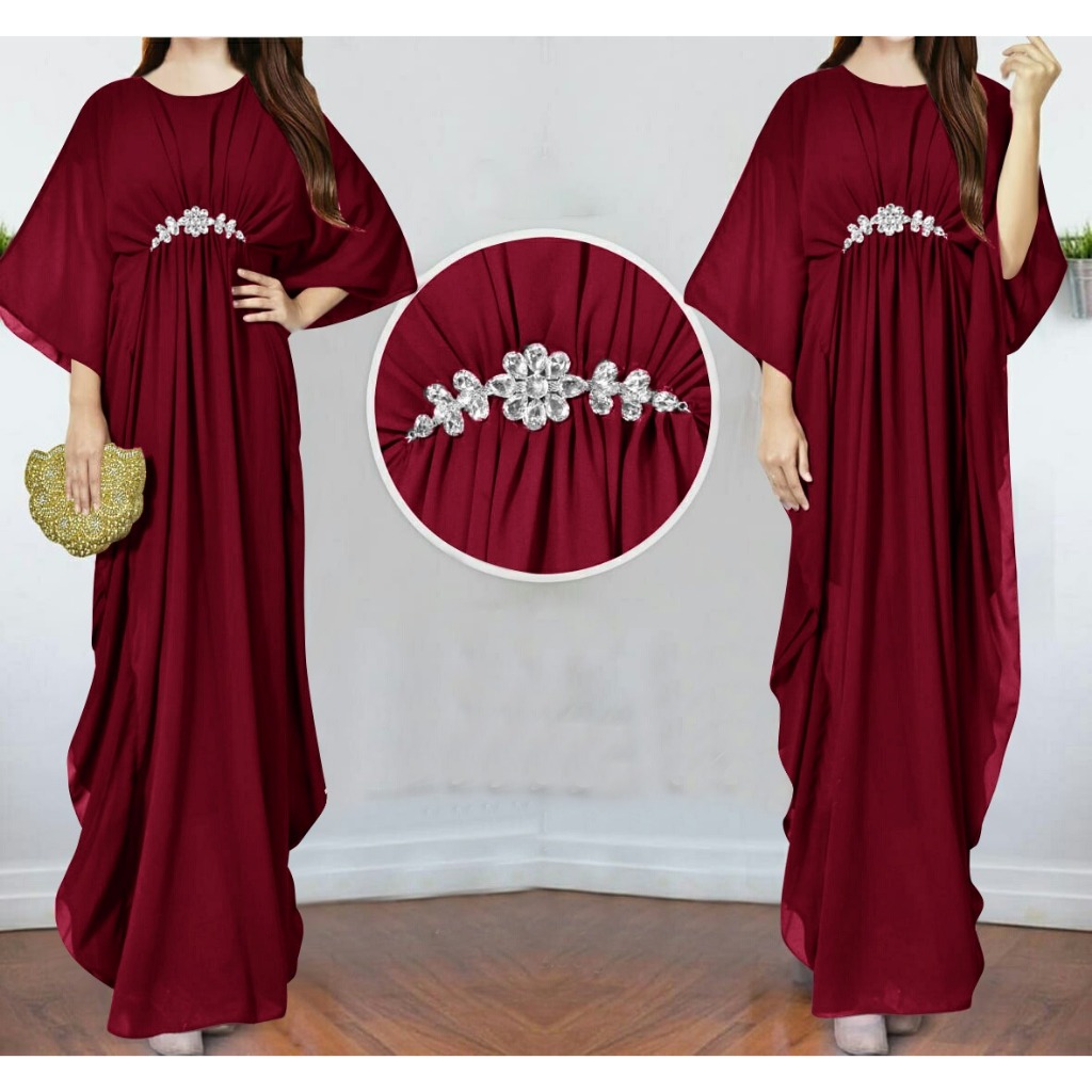 Jual SHABIRA TERLARIS/KAFTAN WANITA/KAFTAN JUMBO/KAFTAN KONDANGAN HIJAB ...