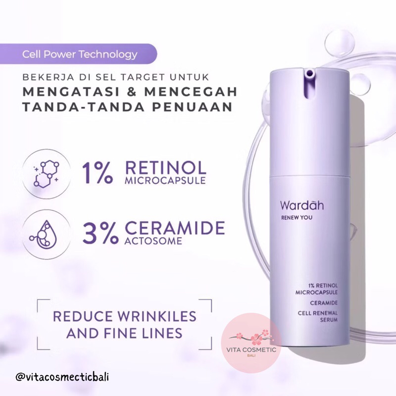 Jual Wardah Renew You Cell Renewal Ceramide Anti Aging Intensive ...