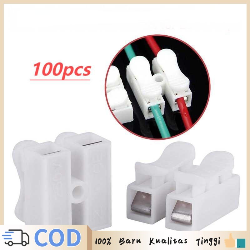Jual 100pcs Nomor Model CH2 Kabel Terminal Quick Connector Terminal ...