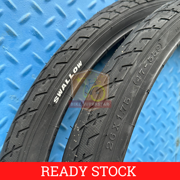 Jual Ban Luar Sepeda 26 x 1.75 Swallow SA-235 Full Hitam MTB Gunung | Shopee Indonesia