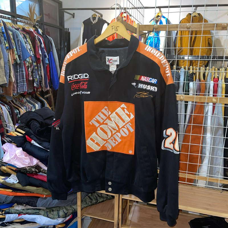 Jual VINTAGE CHASE AUTHENTICS NASCAR Twill Heavyweight Bomber Varsity ...