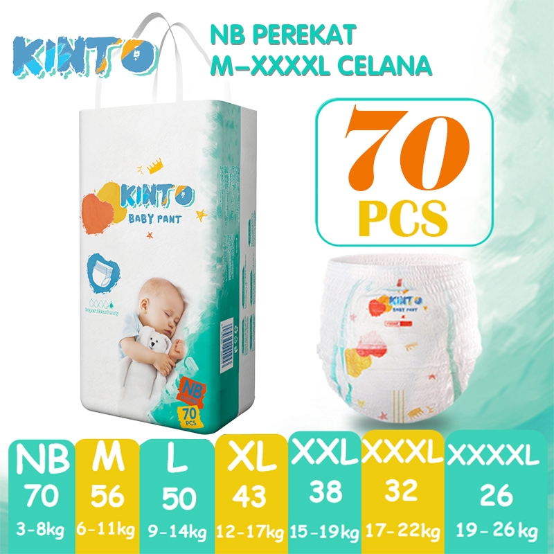 Jual Kinto Popok Bayi Celana Baby Pants Newborn NB/S70/M56/L50/XL43 ...